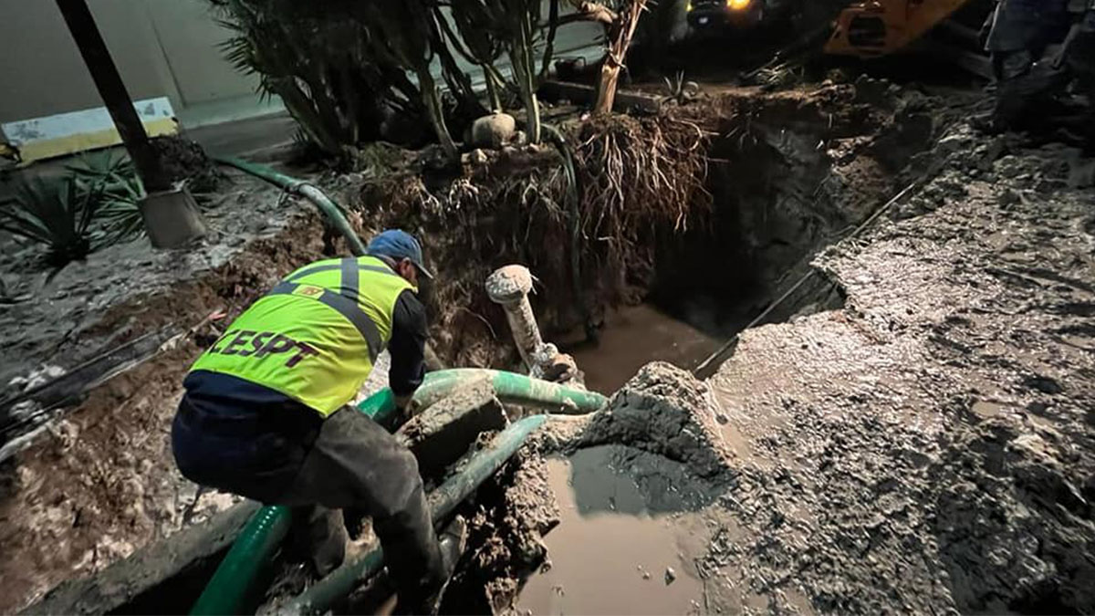 Cientos de colonias en Tijuana se quedan sin agua por fuga de agua ...