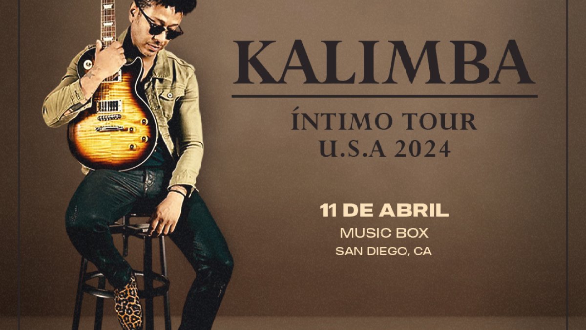 KALIMBA Regresa a San Diego con su ‘INTIMO TOUR 2024’ – Telemundo San ...