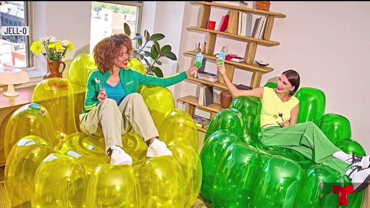 JELL-O crea la “Jelly Collection” de muebles inflables, mira cuánto ...
