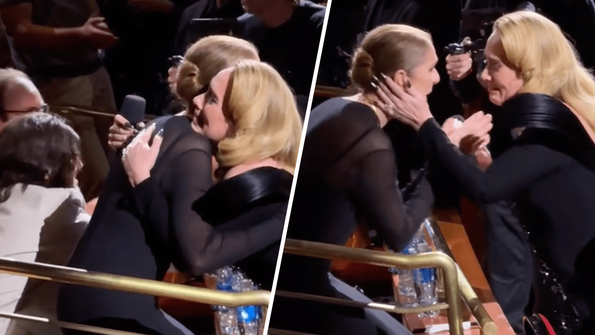 Adele y Céline Dion se abrazan en concierto en Las Vegas – Telemundo ...