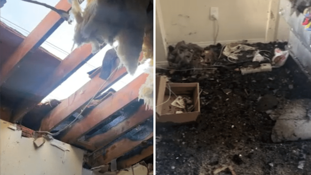 Familia pierde su casa en un incendio forestal en Mission Valley ...