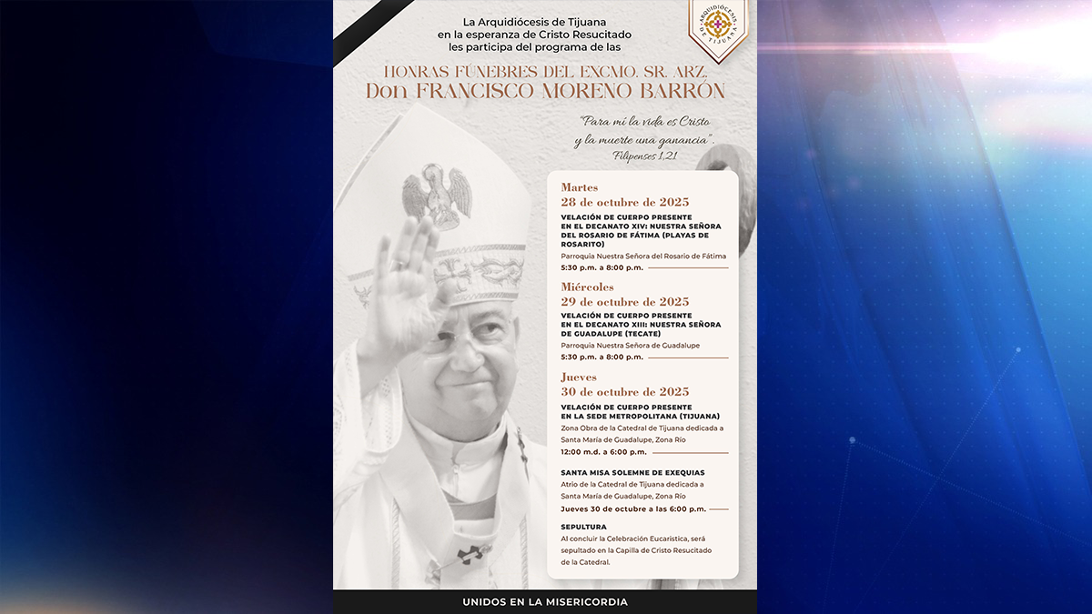 Alistan honras fúnebres para el arzobispo Francisco Moreno Barrón ...