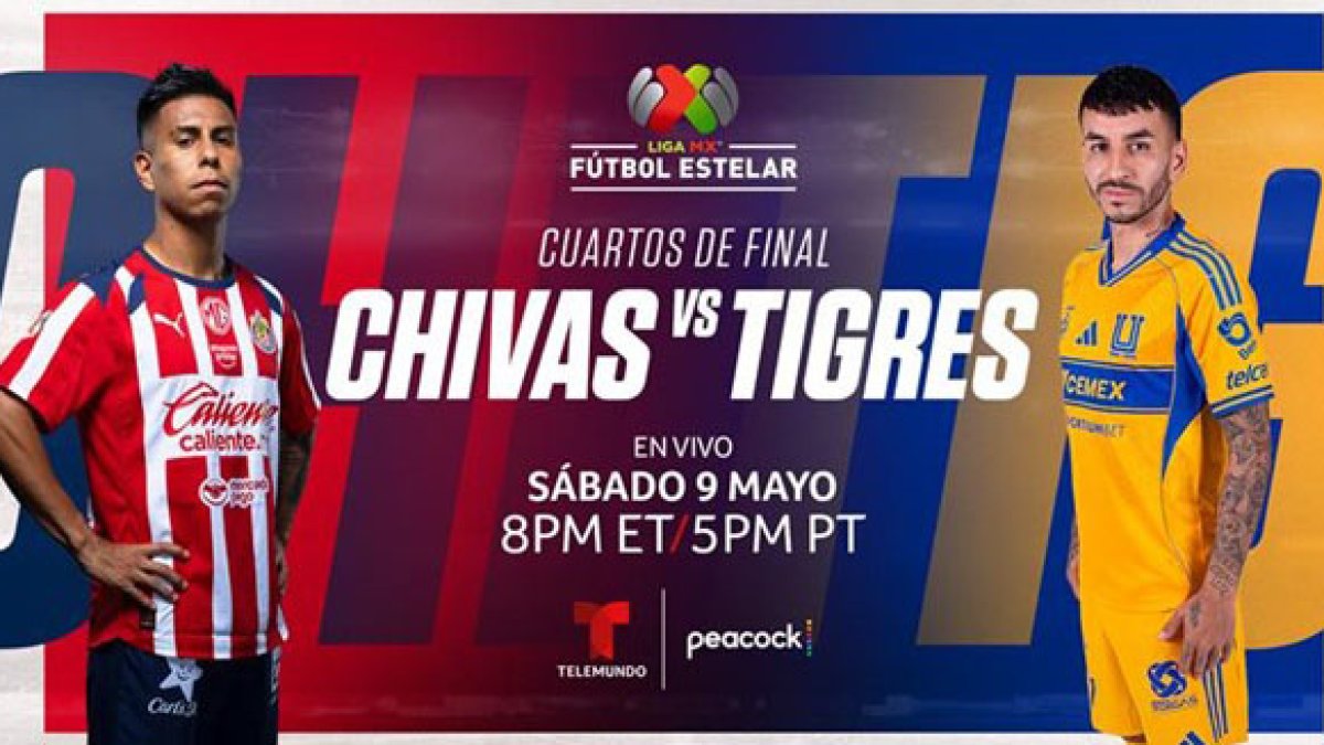 Cuartos de final de la Liga MX: Chivas vs Tigres – Telemundo San Diego (20)